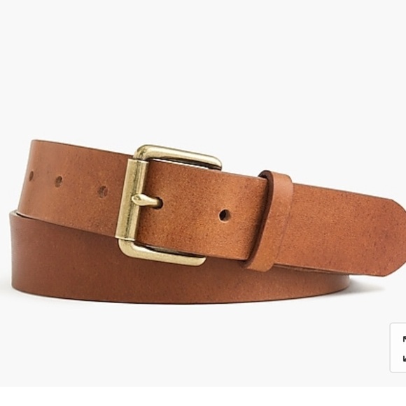 J. Crew | Accessories | Jcrew Rollerbuckle Leather Beltitemj989 | Poshmark